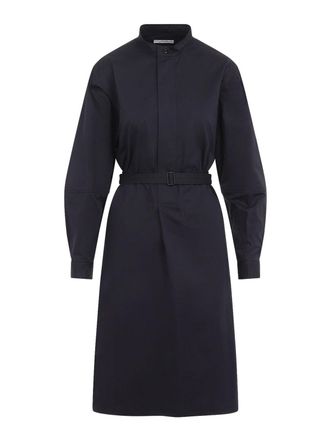 Christophe Lemaire Robe Au Genou - Bleu