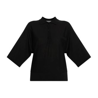 Lisa Yang Polo en cachemire Norie - Femme - Pulls - Noir - Taille: 36 FR