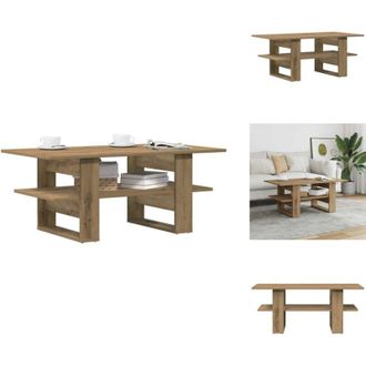 vidaXL Vidaxl - Couchtisch Artisan-Eiche 102x55x42 cm Holzwerkstoff - Couchtisch - Couchtische - Beistelltisch - Sofatisch