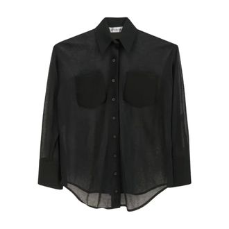 Victoria Beckham Damen, Blusen & Hemden, Schwarzk, MGr&ouml;&szlig;e