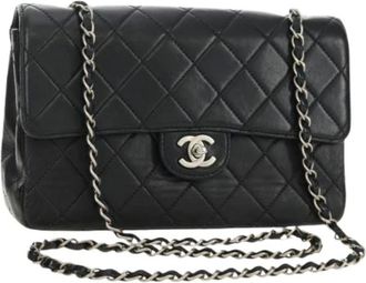 Chanel Sac bandouli&egrave;re vintage doccasion - Femme - Pre-owned - Noir - Taille: ONE Size