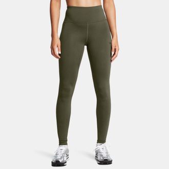 Under Armour Motion Leggings f&uuml;r Damen Rack Gr&uuml;n / Wei&szlig; XXL