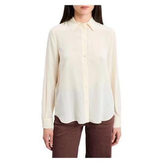 Pinko Seidenhemd mit Sandw&auml;sche-Finish - - Blouses & Shirts - Damen - Beige - XS