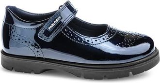 Pablosky SAPIENS 360229 Chaussures Plates Mary Jane, Bleu, 31 EU Ancho