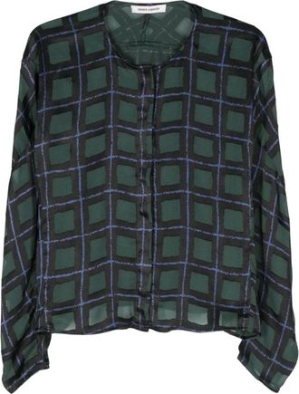 Henrik Vibskov Femme, Blouses et Chemises, Vert, Taille: 36 FR Dimness Blouse