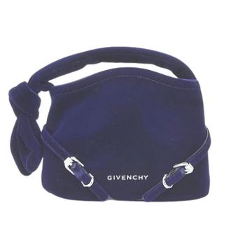 Givenchy Pre-owned Samt Handtasche - - Pre-owned - Damen - Blau - ONE SIZE