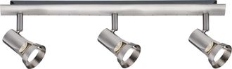 Paulmann 66700 Spotlight Teja max 3x10W GU10 Nickel satiniert 230V Metall Deckenleuchte Lampe LED Deckenlampe ohne Leuchtmittel Deckenstrahler