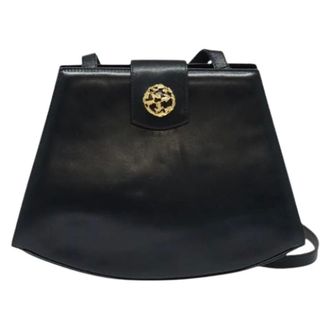 Ferragamo Sac Bandouli&egrave;re en Cuir Pre-owned - Femme - Pre-owned - Bleu - Taille: ONE Size