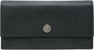 Bulgari Portefeuille long (bi-pli) Pre-owned - Femme - Pre-owned - Noir - Taille: ONE Size