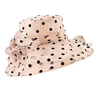 Generic Chapeau de soleil en maille pour printemps et &eacute;t&eacute; - Chapeau &agrave; large bord pour femme - Temp&eacute;rament - Robe de mari&eacute;e - Chapeau de soleil - Visi&egrave;re de pl