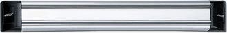 Arcos Magnetischer Messerhalter - K&uuml;chenorganizer aus PVC, Stahl und ABS - 300 x 45 mm - Elegantes Design in Grau und Schwarz - Platzsparend und Sicher