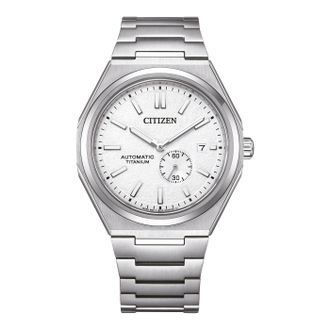 Citizen Herren Silber Uhr NJ0180-80A