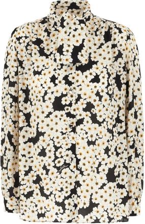 Valentino Garavani Femme, Blouses et Chemises, Multicolore, Taille: 38 FR Blouse en soie imprim&eacute;e