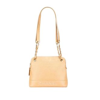 Chanel Sac bandouli&egrave;re vintage pr&eacute;-poss&eacute;d&eacute; - Femme - Pre-owned - Beige - Taille: ONE Size