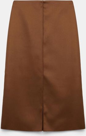 Dorothee Schumacher Pencilskirt mit Schlitzen aus Duchesse