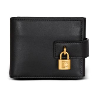 Balmain Pulse Trifold Portemonnaie aus Lammleder - - Accessories - Herren - Schwarzk - ONE SIZE