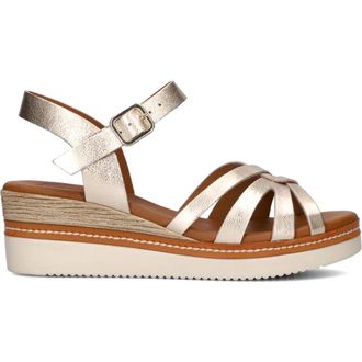 Stefano Lauran Goldene Damen Sandalen mit Knoten - - Shoes - Damen - Gelb - 39 EU