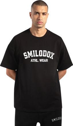Smilodox Herren T-Shirt Kayson - Locker geschnittenes Oversize Shirt mit Retro Frontprint, bequemem Rundhalsausschnitt und weichem Material f&uuml;r modernen Street