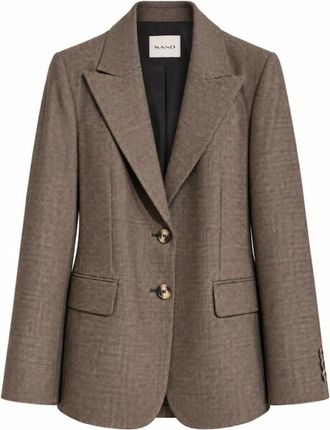 Sand Copenhagen Ginette Pointy Blazer - - Jackets - Damen - Braun - L