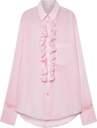 Forte_Forte Femme, Blouses et Chemises, Rose, Taille: 36 FR My Shirt Charme