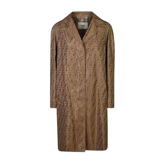 Fendi Damen, Mäntel, Beige, XSGröße