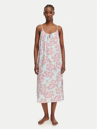 Lauren Ralph Lauren Nachthemd ILN02506 Hellblau Relaxed Fit