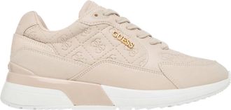 Guess Femme, Chaussures, Beige, Taille: 36 EU Moxea 4G Logo Running Chaussures