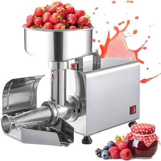 Generic 450w Presse Tomates Electrique, Machine &agrave; Confiture en Acier Inoxydable, Tamis &agrave; Confiture, Machine &agrave; Confiture &agrave; Pression De Fruits, Machine &agrave; Presse