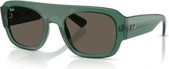 Ray-Ban unisex, Accessoires, Vert, Taille: 55 MM Lunettes de soleil