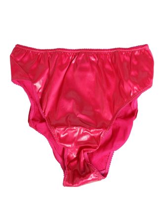 Dolce & Gabbana Womens Pink Silk Satin Slip Girdle Panty Underwear Elastane Clothing