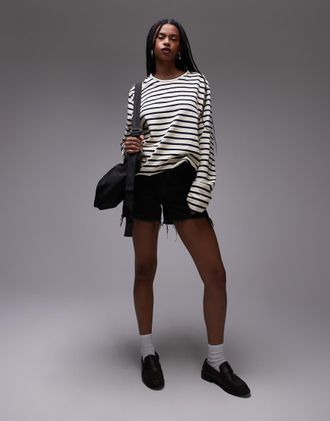 Tommy Jeans Short mom standard - Noir