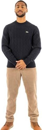 Lacoste AH2924 Sweater, Bleu Marine, S Homme