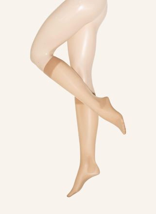 Wolford Fein-Kniestr&uuml;mpfe Satin Touch braun