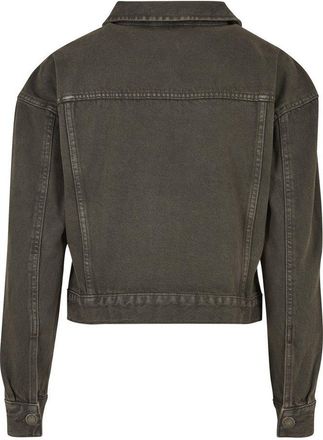Urban Classics Jeansjacke Urban Classics Damen Ladies Oversized Colored Denim Jacket (1-St)