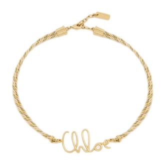 Chlo&eacute; Goldenes Geflochtenes Halskette - - Accessories - Damen - Gelb - ONE SIZE