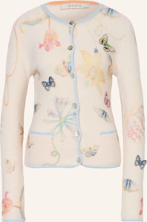 Herzen&rsquo;s Angelegenheit Herzens Strickjacke weiss
