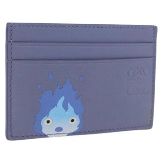 Loewe Porte-cartes Pre-owned - Femme - Pre-owned - Bleu - Taille: ONE Size