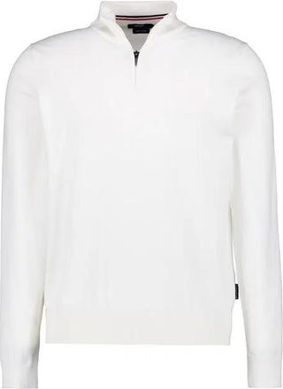 Daniel Hechter Herren Pullover wei&szlig; unifarben