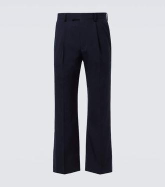 Auralee Gerade Hose aus Wolle