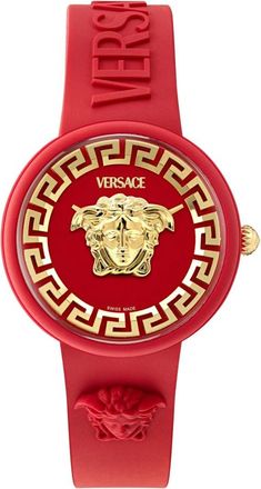 Versace Femme, Accessoires, Rouge, Taille: ONE Size Montre Ve8J00324