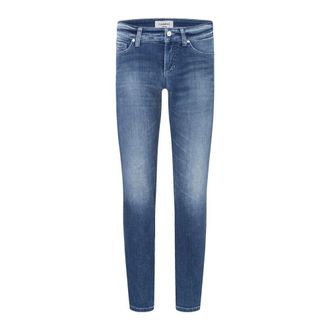 Cambio Blaue Wasch Denim Jeans - - Jeans - Damen - Blau - 2XL