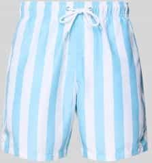 Shiwi Regular Fit Badehose mit Label-Patch