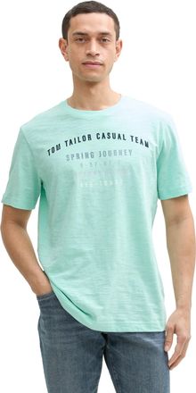 Tom Tailor Snood Langarmshirt mit Brusttasche, Sky Captain Blue Stripy Inject, XXL