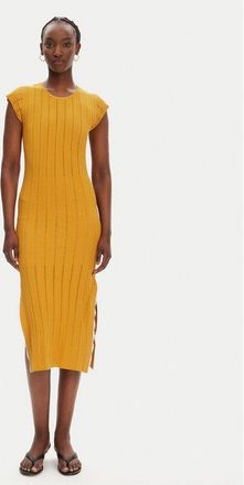 Pinko Strickkleid 104745 A2FR Braun Regular Fit