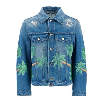 Casablanca Denim Tennis Club Jacke - - Jackets - Herren - Blau - S