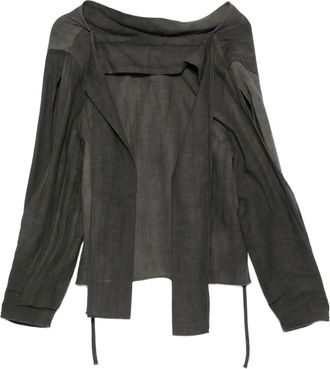 Our Legacy Bluse mit Schleifenverschluss - Grau