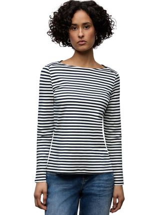 Street One Gestreiftes T-Shirt Shadowed Navy 34