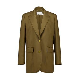 Zimmermann Gr&uuml;ne Wollmischungsjacke - - Jackets - Damen - Gr&uuml;n - S