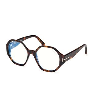 Tom Ford Femme, Accessoires, Brun, Taille: 53 MM Lunettes de Mode en Bleu