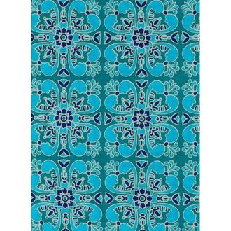 Au Printemps Paris gedruckt Eole - Blau